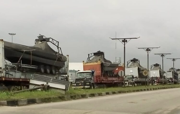 Deep Blue Project: NIMASA Takes Delivery of 2 UAS, 9 Boats, 10 Armoured ...