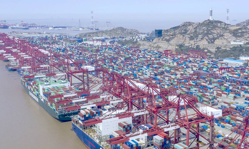 More Container Vessels Queue Outside Shanghai Port, As Business Gets ...