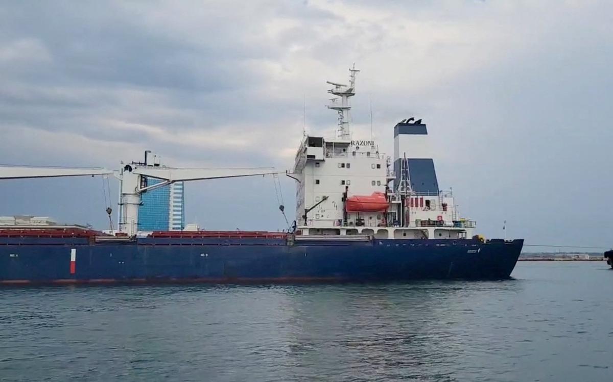 First Ship Carrying Maize From Ukraine Reaches Final Destination