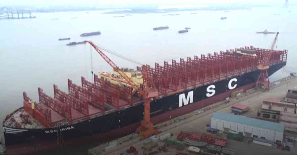 The Largest Container Vessels Of The World Undock From East China