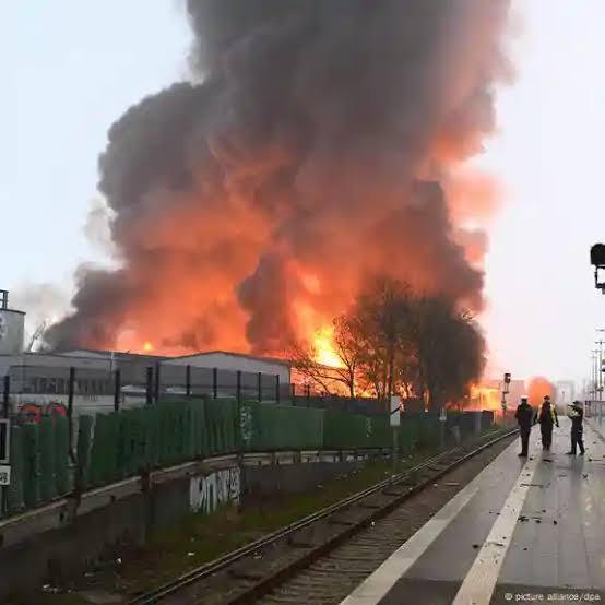 Fresh Explosions Rock Hamburg Port After Massive Fire