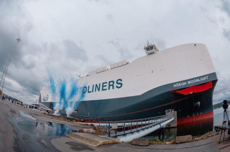 Höegh Autoliners Names Sixth Aurora-Class Green Ship At Port Of Gothenburg
